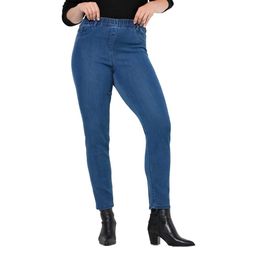 Ulla Popken Jeggings in blue denim | Gr.: 54 - Normalgr&ouml;&szlig;e