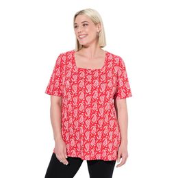 Ulla Popken Longshirt in lychee | Gr.: 42-44