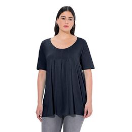 Ulla Popken Shirt in marine | Gr.: 42-44