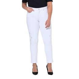 MIAMODA Jeans in schneewei&szlig; | Gr.: 56