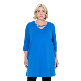 Ulla Popken Longshirt in lapisblau | Gr.: 58-60