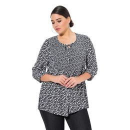 Ulla Popken Tunika in schwarz | Gr.: 46-48