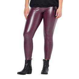 Ulla Popken Leggings in pflaume | Gr.: 58-60