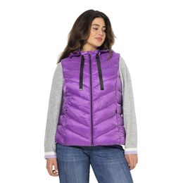 Ulla Popken Weste in dunkles violett | Gr.: 50-52