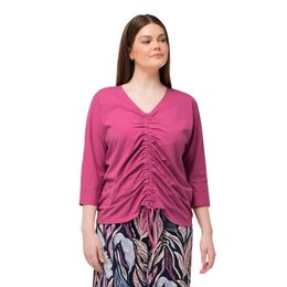 Ulla Popken Shirt in fuchsia | Gr.: 54-56