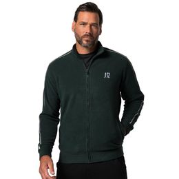 JP1880 Sweatjacke in mitternachtsgr&uuml;n | Gr.: 3XL