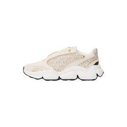 MICHAEL Michael Kors Sneaker 'Renny' Damen Gr&ouml;&szlig;e 40 creme / braun / gold