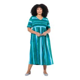 Ulla Popken Kleid in tiefes aqua | Gr.: 66-68