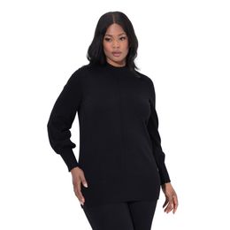 Ulla Popken Pullover in schwarz | Gr.: 50-52