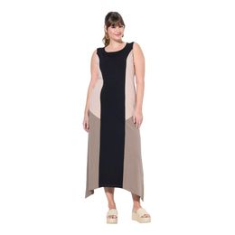 Ulla Popken Jerseykleid in schwarz | Gr.: 46-48