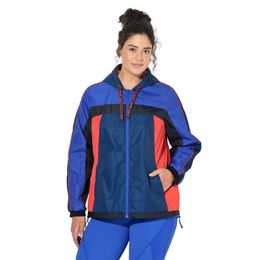 Ulla Popken Funktionsjacke in dunkelblau | Gr.: 46-48