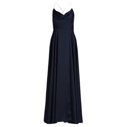 Vera Mont Abendkleid mit Wasserfallausschnitt in Night Sky | Gr.: 42