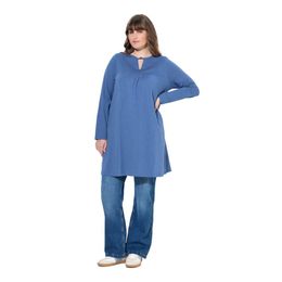 Ulla Popken Longshirt in helles segelblau | Gr.: 46-48