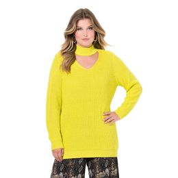 MIAMODA Pullover in limette | Gr.: 50-52