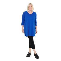 Ulla Popken Longshirt in royalblau | Gr.: 58-60