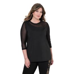 MIAMODA Shirt in schwarz | Gr.: 46