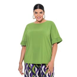 Ulla Popken Shirt in grasgr&uuml;n | Gr.: 62/64