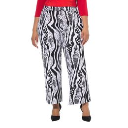 Ulla Popken Schlupfhose in schwarz | Gr.: 50-52