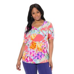 Ulla Popken Shirt in lavendel | Gr.: 50-52