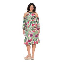 Ulla Popken Kleid in helles champagner | Gr.: 50-52