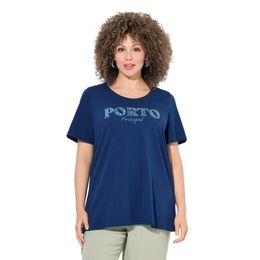 Ulla Popken Shirt in dunkelblau | Gr.: 54-56