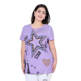 Angel of Style Shirt in fliederviolett | Gr.: 48