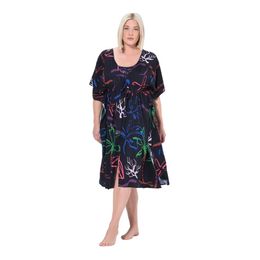 Ulla Popken Strandkleid in schwarz | Gr.: onesize
