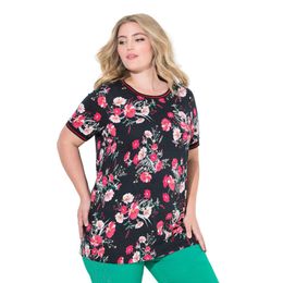 MIAMODA Shirt in schwarz | Gr.: 48
