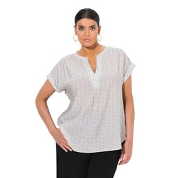 Ulla Popken Tunika in graubeige | Gr.: 62/64