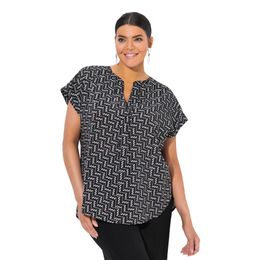Ulla Popken Tunika in schwarz | Gr.: 62/64