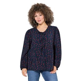 Ulla Popken Bluse in marine | Gr.: 50-52