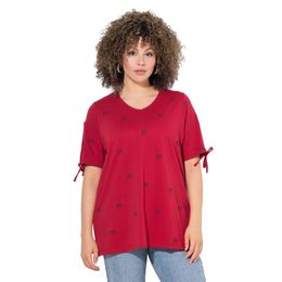 Ulla Popken Shirt in rubinrot | Gr.: 58-60