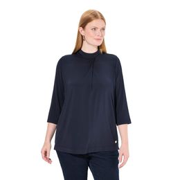 Ulla Popken Longsleeve in dunkles marine | Gr.: 46-48