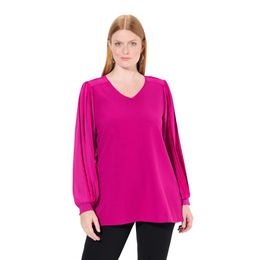 Ulla Popken Tunika in magenta | Gr.: 58-60