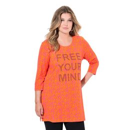 MIAMODA Longshirt in orange | Gr.: 50