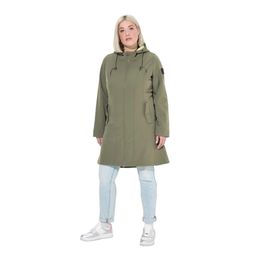 Ulla Popken Mantel in lodengr&uuml;n | Gr.: 46-48