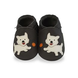 Mejale Baby Krabbelschuhe aus Leder, weiche Lauflernschuhe mit rutschfester Sohle | Gr.: 20/21