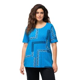 Ulla Popken Shirt in saphirblau | Gr.: 50-52
