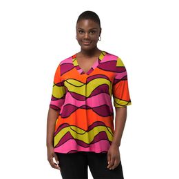 Ulla Popken Shirt in hellorange | Gr.: 46-48