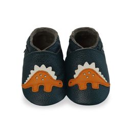 Mejale Baby Krabbelschuhe aus Leder, weiche Lauflernschuhe mit rutschfester Sohle | Gr.: 20/21