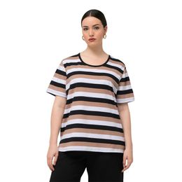 Ulla Popken Shirt in schwarz | Gr.: 46-48