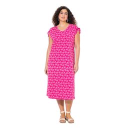 Ulla Popken Jerseykleid in magentapink | Gr.: 42-44