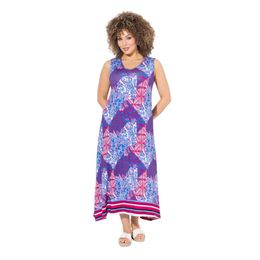 Ulla Popken Jerseykleid in magnolienrot | Gr.: 42-44