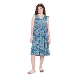 Ulla Popken Jerseykleid in petrol | Gr.: 54-56