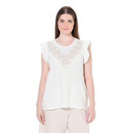 Ulla Popken Shirt in offwhite | Gr.: 46-48