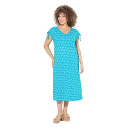 Ulla Popken Jerseykleid in blaut&uuml;rkis | Gr.: 46-48