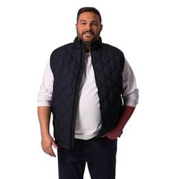 Men Plus Steppweste in navy blau | Gr.: XL