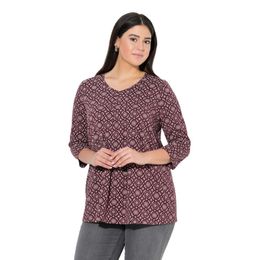 Ulla Popken Shirt in pflaume | Gr.: 42-44
