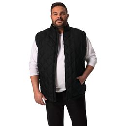 Men Plus Steppweste in schwarz | Gr.: 3XL