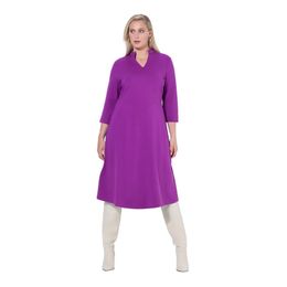 Ulla Popken Jerseykleid in brombeere | Gr.: 42-44